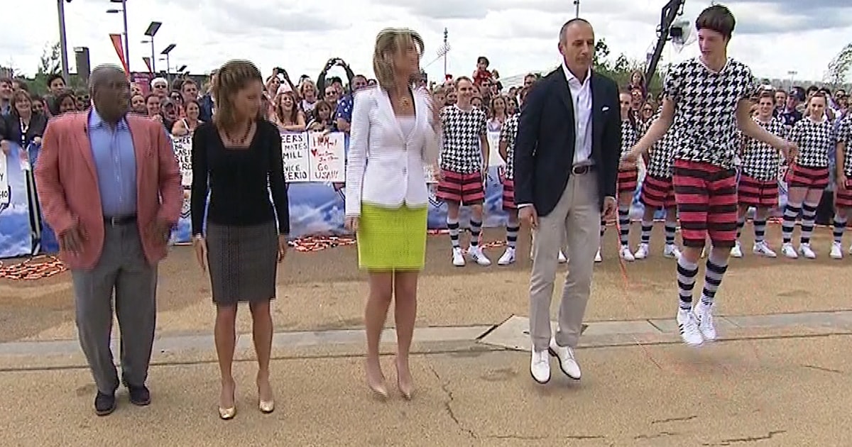 TODAY anchors show off jump rope skills
