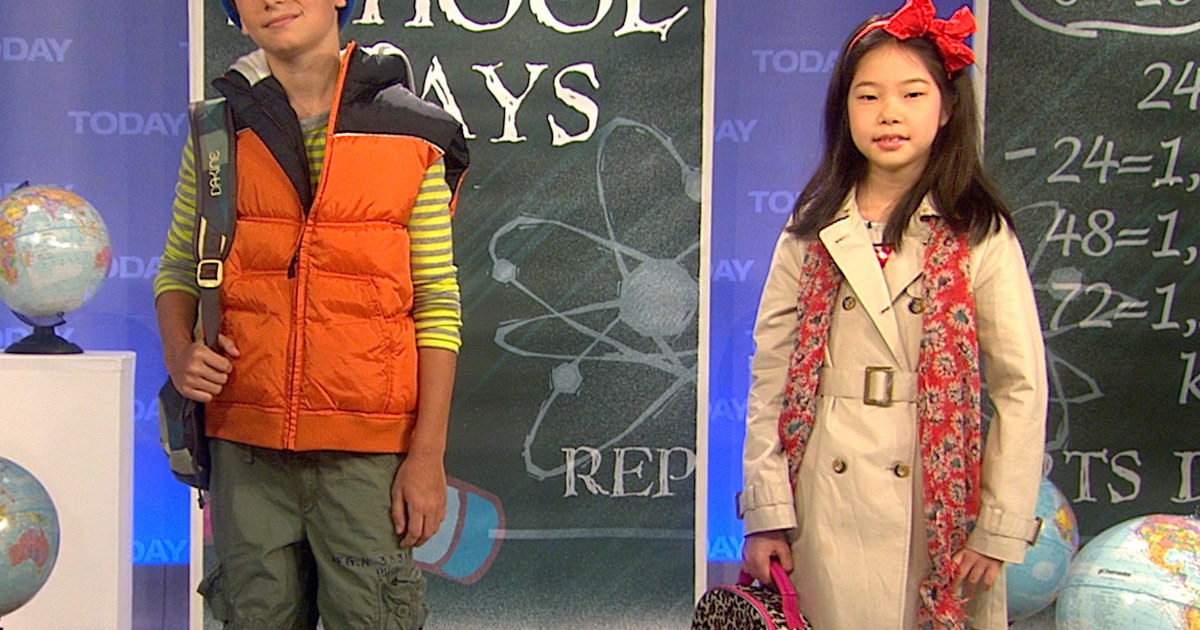 Back-to-school cool: What to wear on the first day