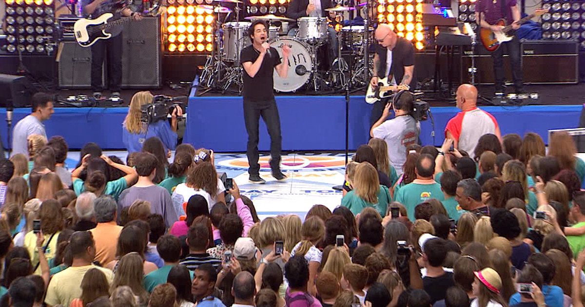 Train treats fans to performance of ‘If It’s Love’