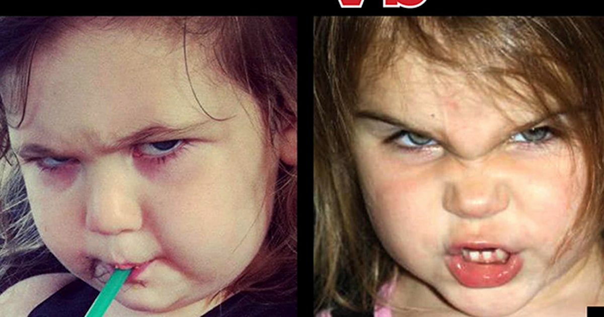 It's a glare-off: Picking the baby with the most demonic gaze