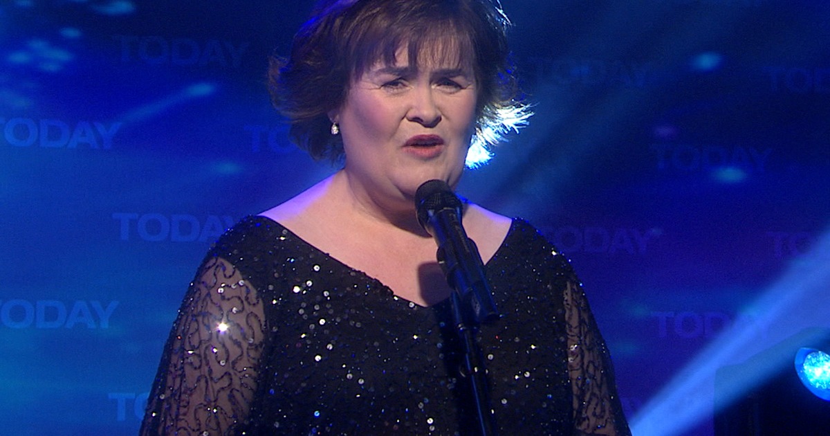 Susan Boyle serenades 1A with ‘Winner Takes It All’