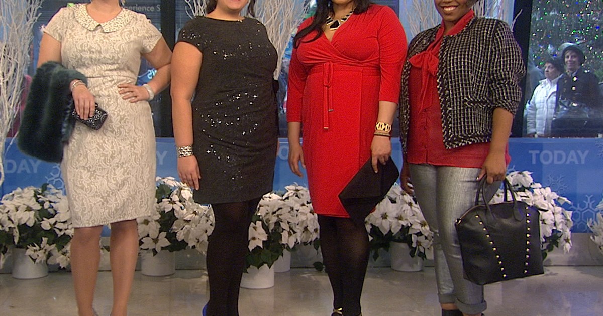 Holiday fashion for full-figured women