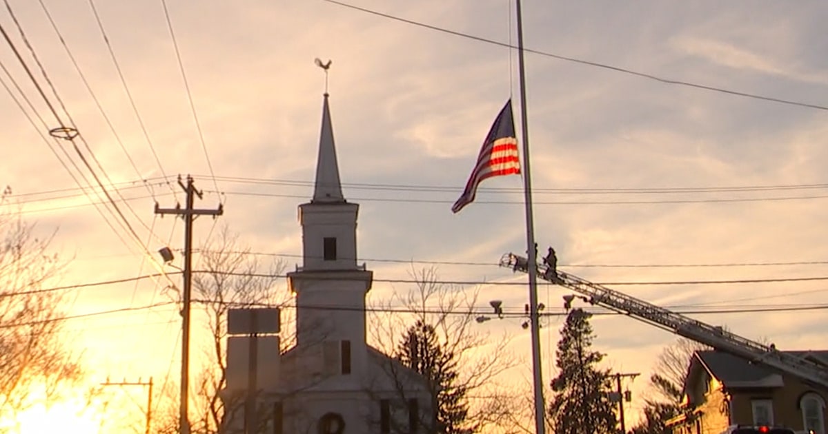 Flags lowered across US as nation reacts to shooting