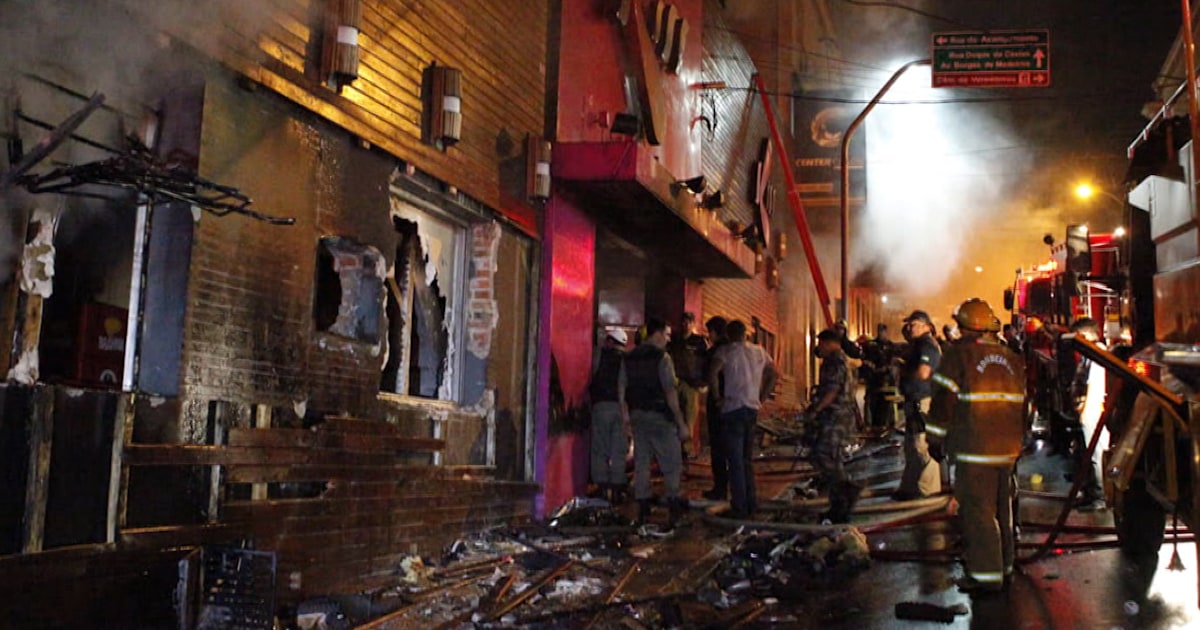 Four arrested over Brazilian nightclub fire
