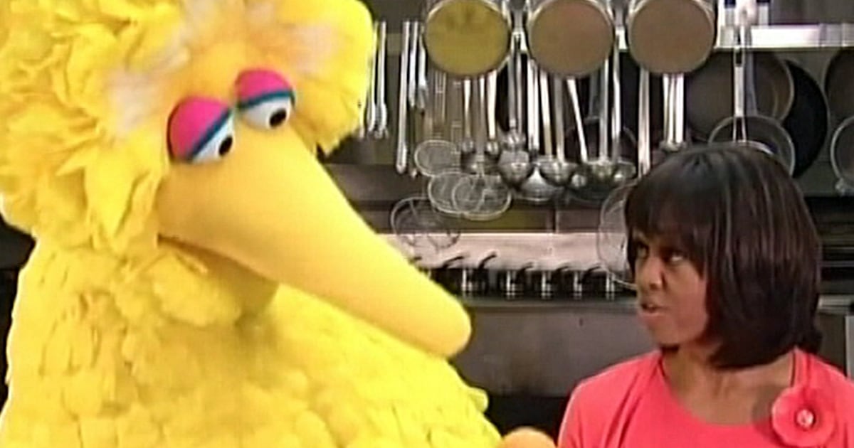 Big Bird, first lady team up for healthier kids