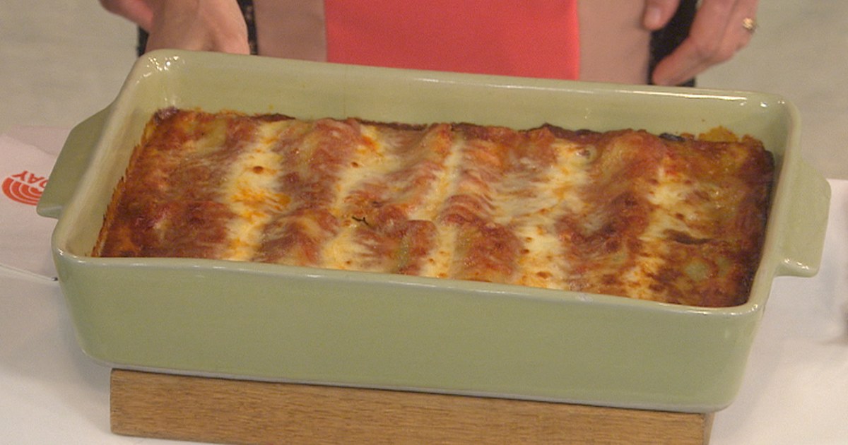 Cook off! Joy shows off healthy lasagna dishes