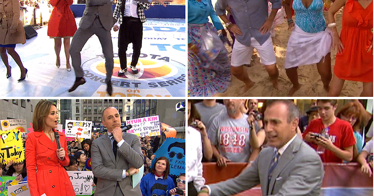 Shake it! See Matt Lauer bust some moves
