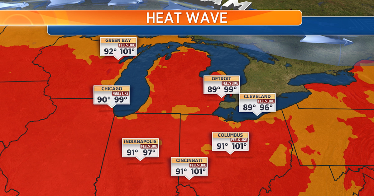 Massive heat wave bakes much of US