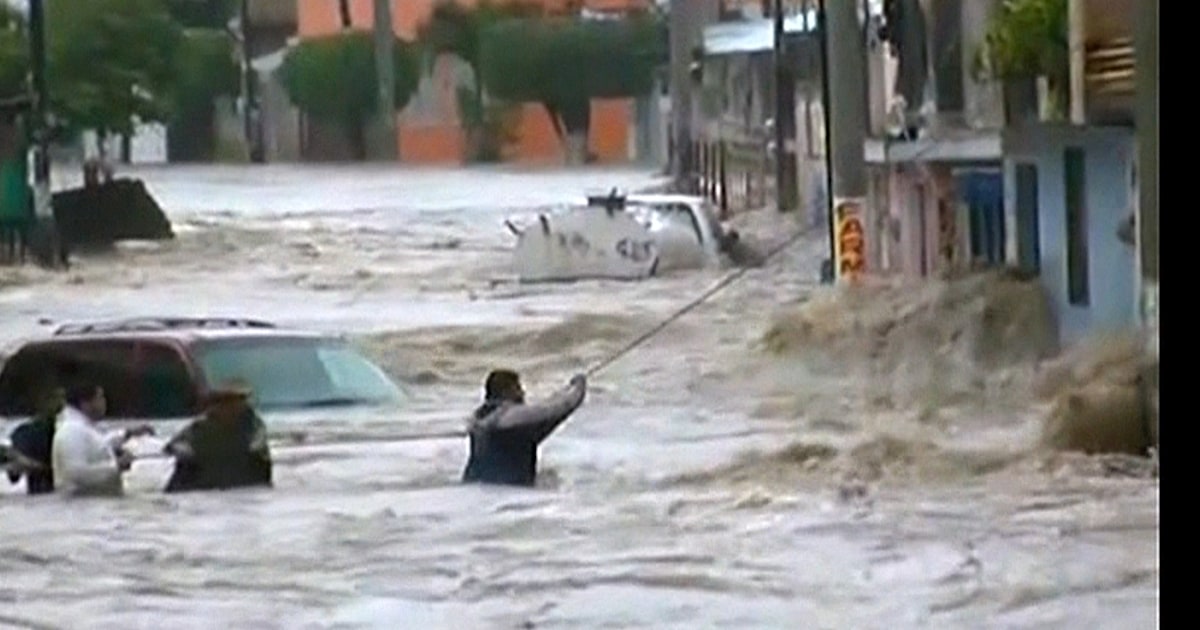 Mexico battered by storms, at least 97 dead