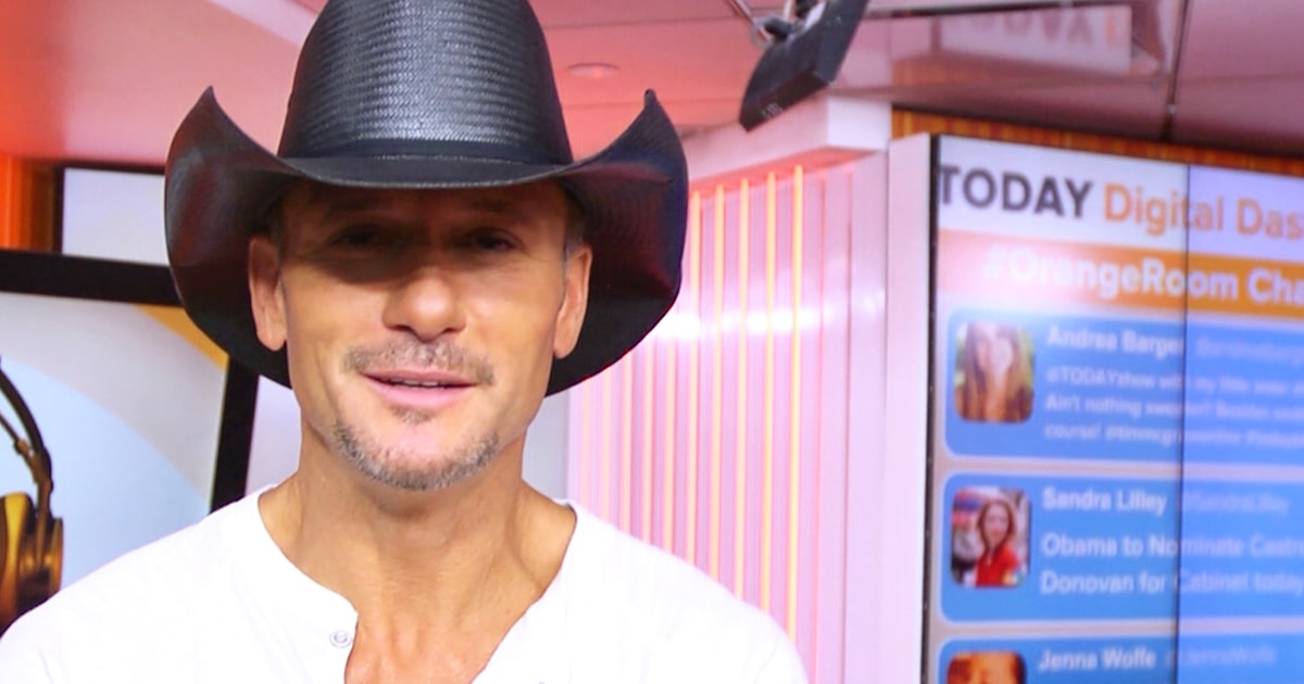 Tim McGraw shares his secret to maintaining six-pack abs