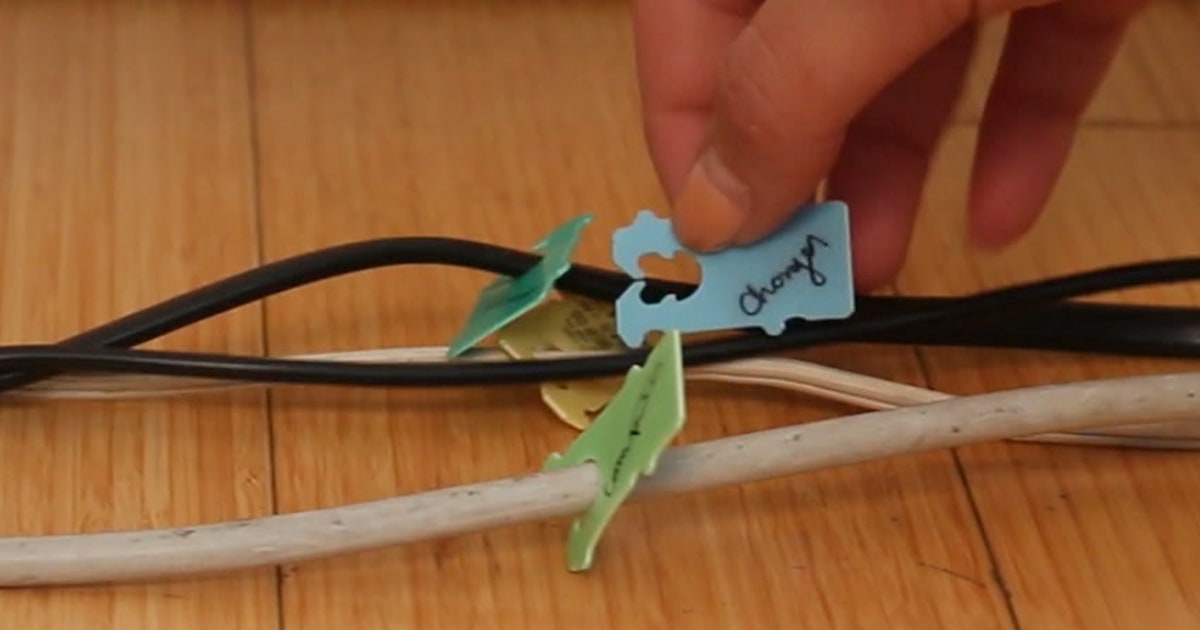 DIY ways to organize your electrical cords and more