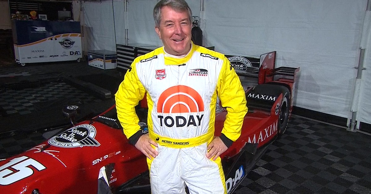 Flooring it on the race track with Mario Andretti