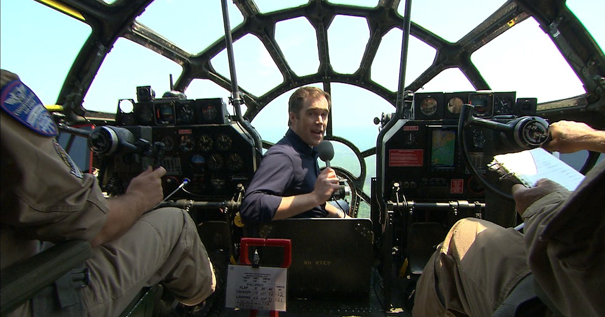 Ride along with 50 vintage planes remembering WWII