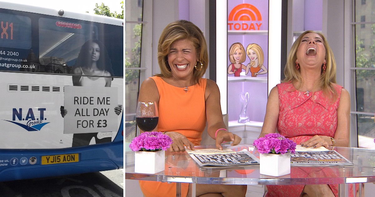 KLG, Hoda crack up over risqué bus ad controversy