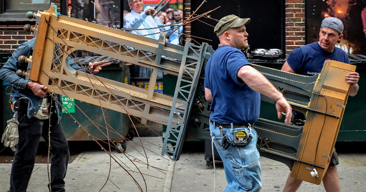David Letterman ‘Late Show’ set trashed 1 day after finale