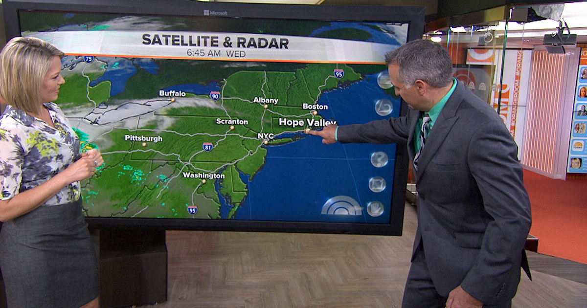 Watch principal achieve his dream: Reporting weather on TODAY