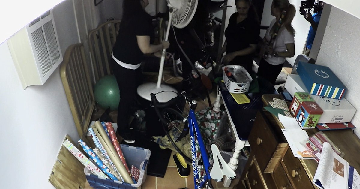 From mess to man cave! Family surprises dad with new digs