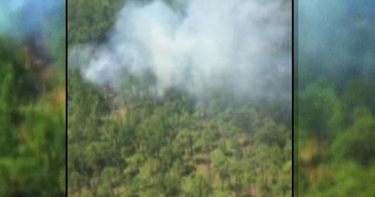 New video shows aftermath of planes colliding in mid air