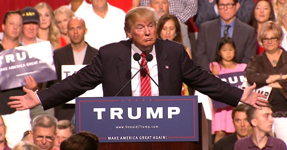 Donald Trump rallies: 'We'll take our country back'