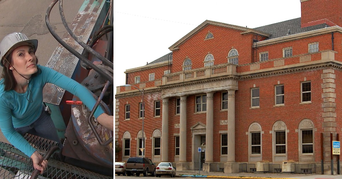 Family is turning a 35,000-foot historic post office into their home