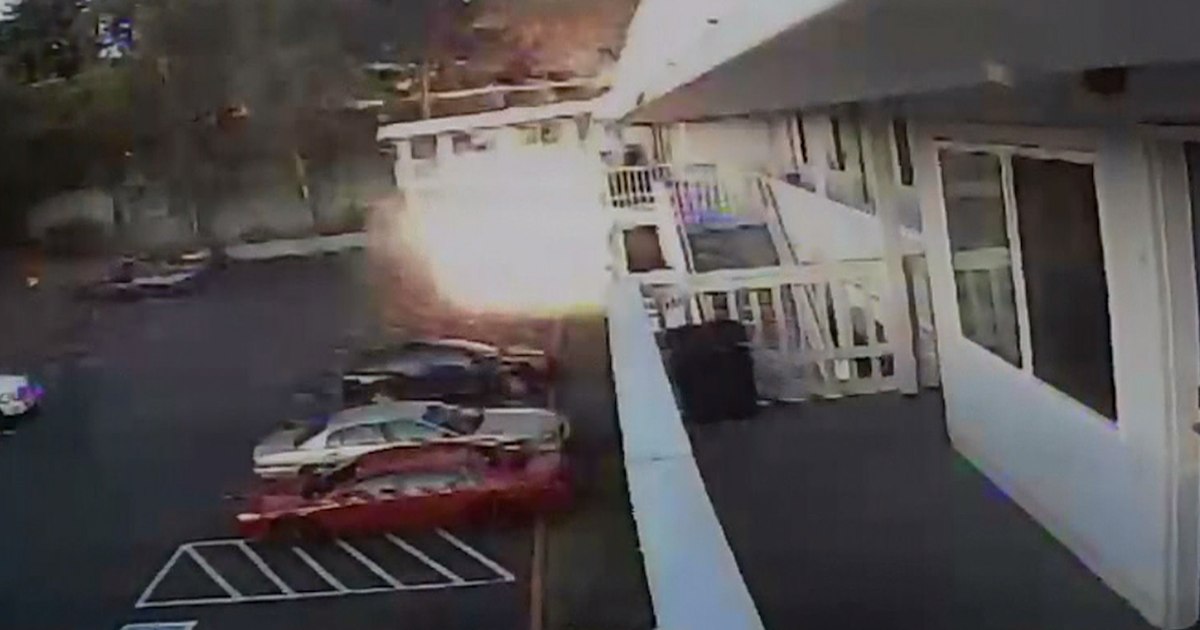 Dramatic video: Gas explosion rocks Seattle area motel