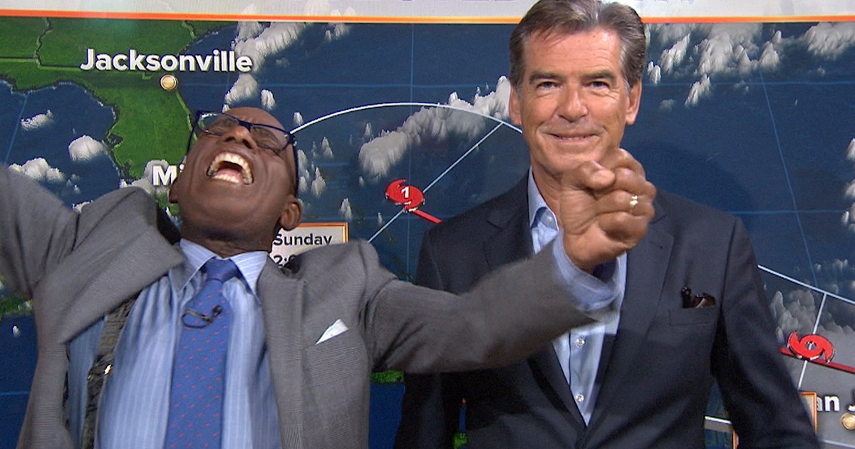 Pierce Brosnan thrills Al Roker: ‘I just did the weather with James Bond!’