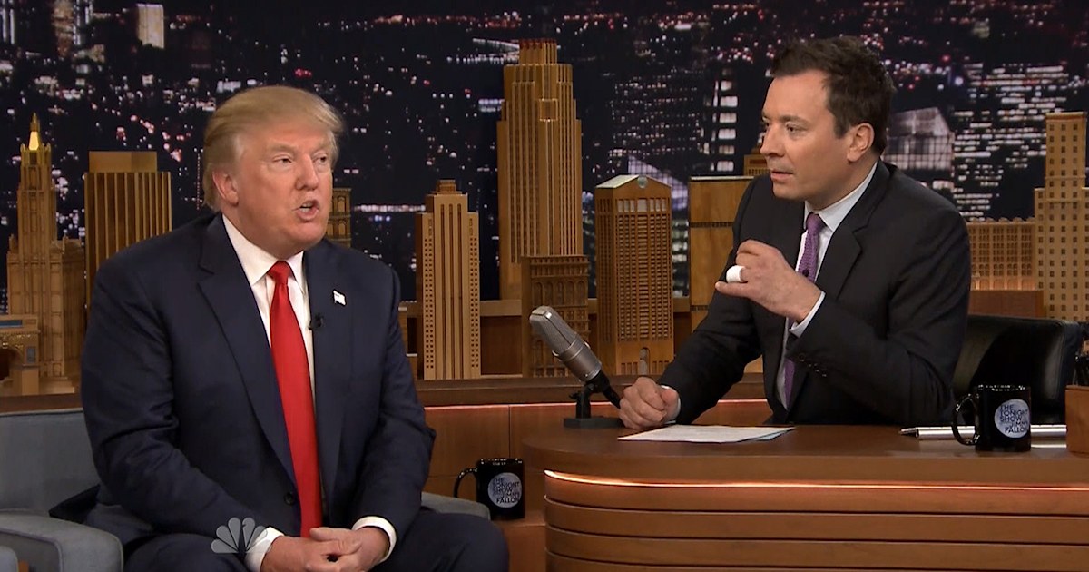 Donald Trump goes head-to-head with Jimmy Fallon