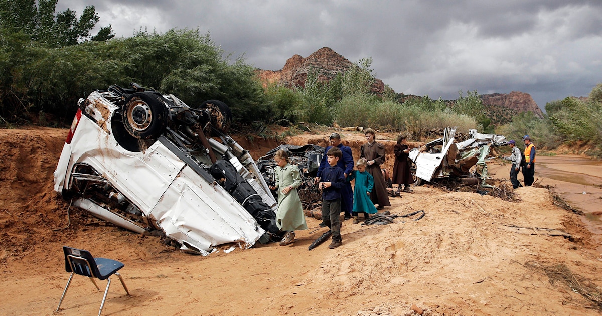 Flash floods in Utah kill at least 16 people, 12 from one family