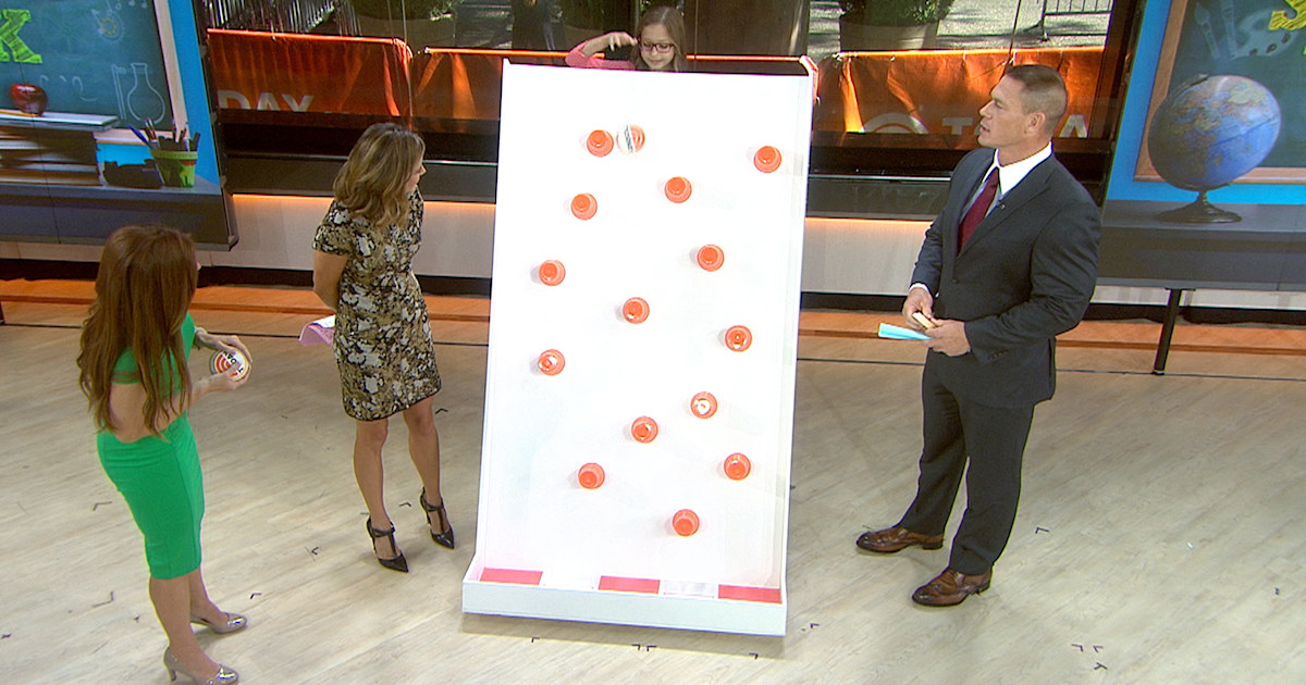 Cool School! Third-grader plays ‘Probability Plinko’ with John Cena