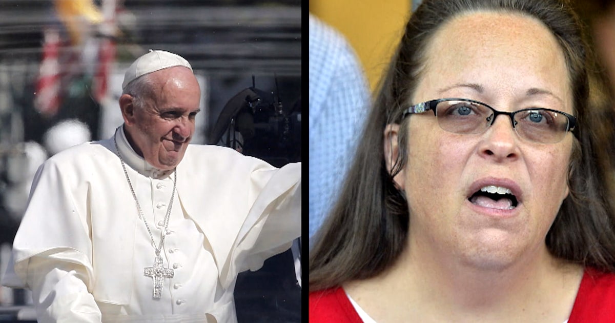 Kim Davis had secret meeting with Pope Francis, lawyers say