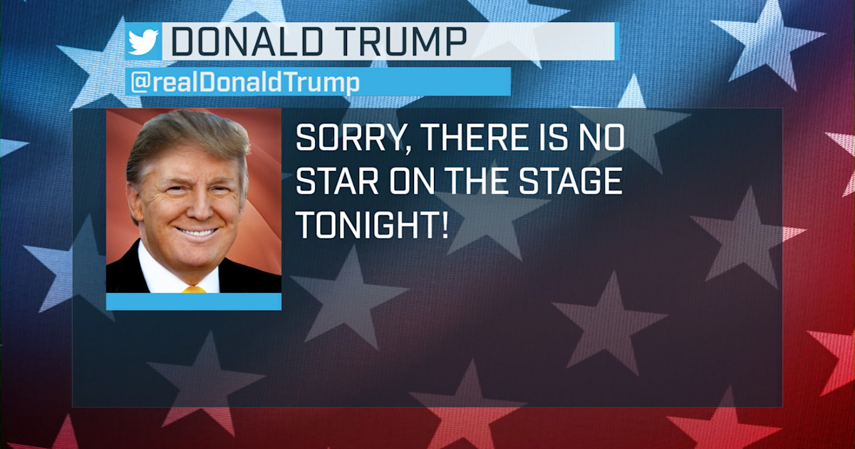 What Donald Trump said while live-tweeting Democratic debate