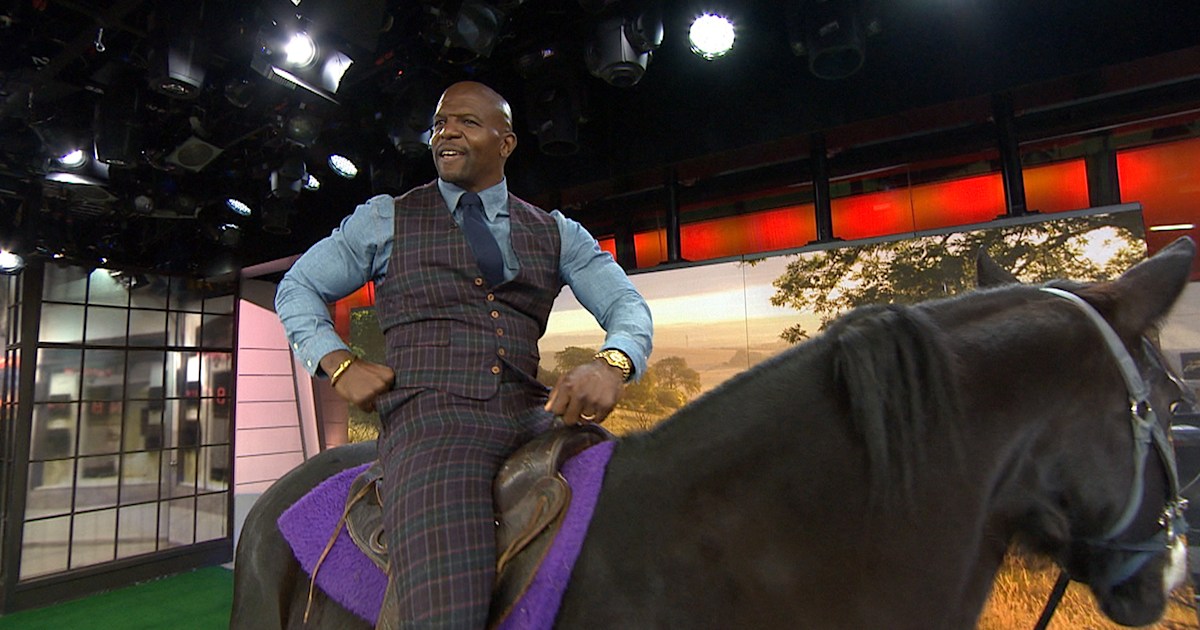 Terry Crews shares his mantra of gratitude and love of horses on TODAY