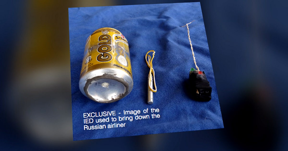 ISIS photo shows purported bomb from Russian plane hidden in a soda can