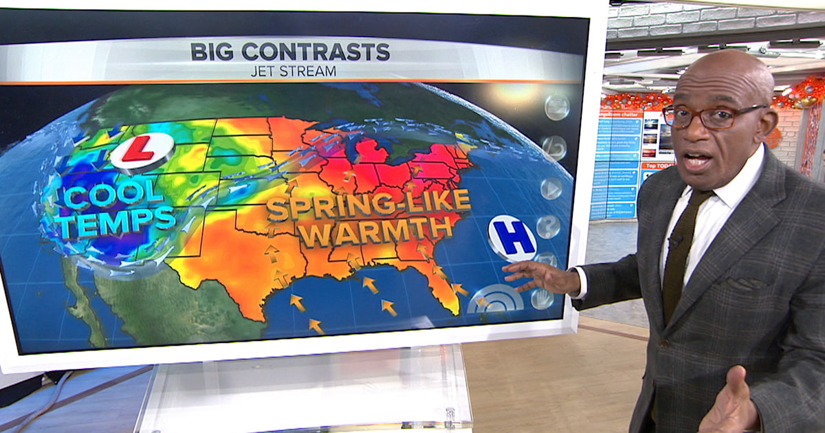 Record warm weather stretches across the East