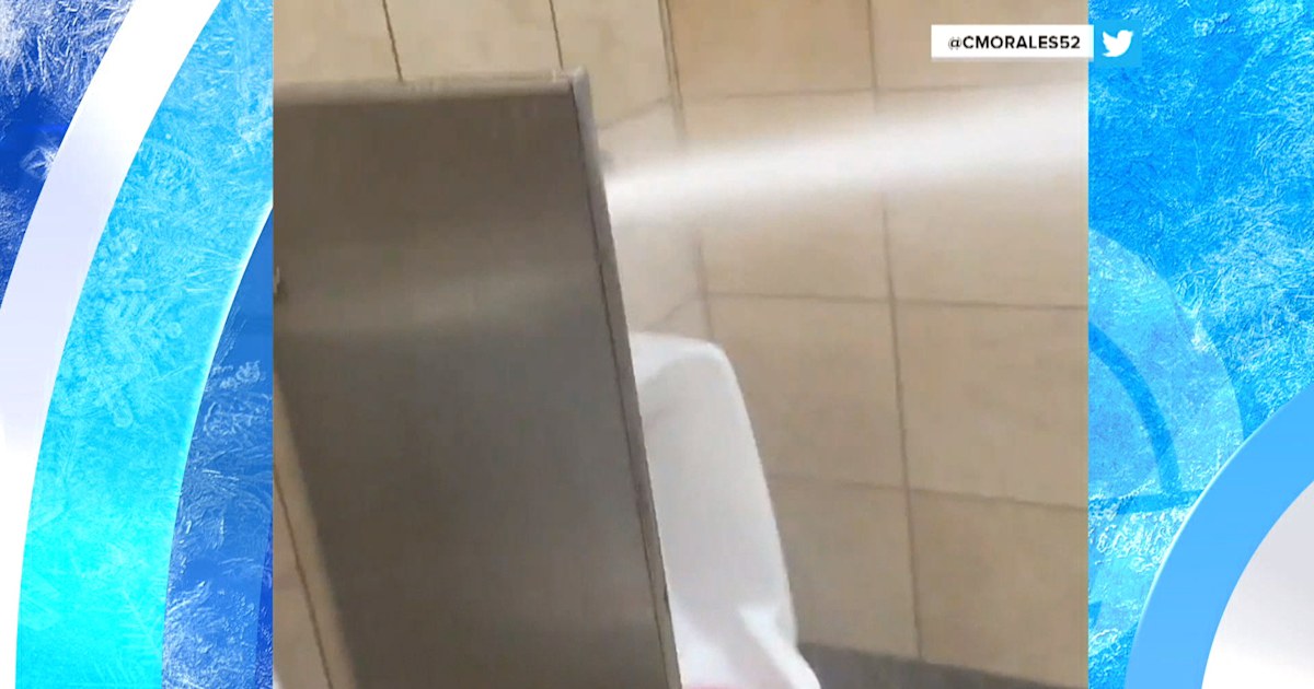 Video: Exploding urinal at a mall goes viral, grosses out Matt Lauer