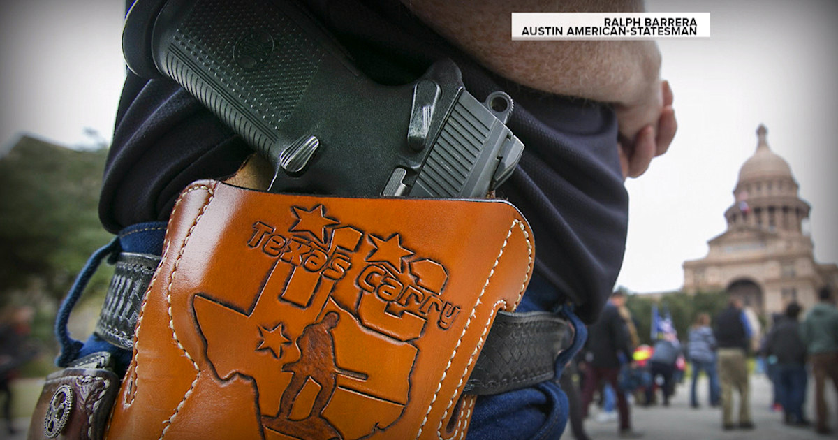 Controversial open carry Texas gun law goes into effect