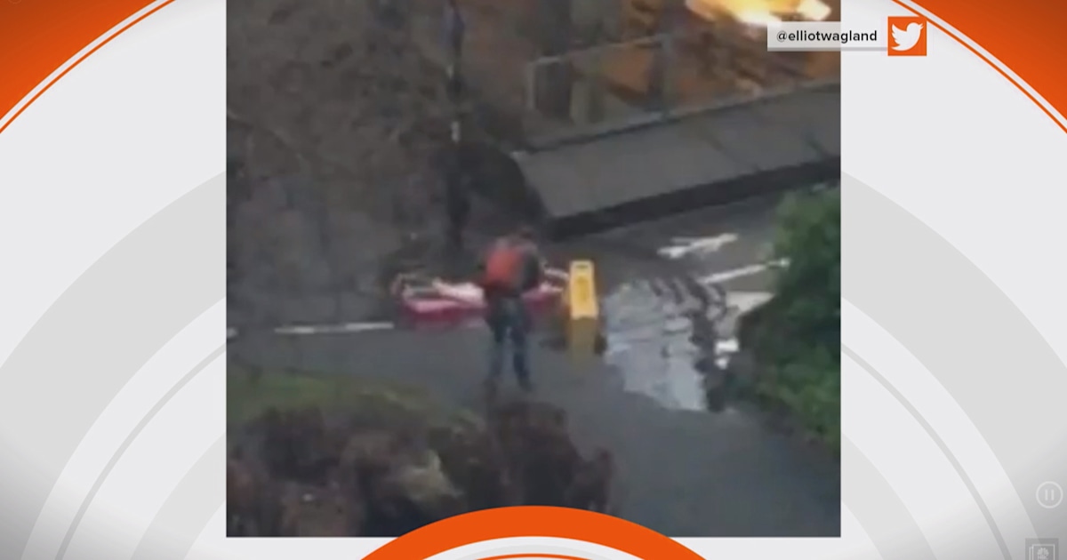 Puddle in UK makes a splash online with #DrummondPuddleWatch