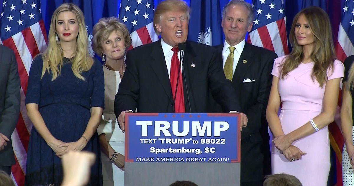 Donald Trump wins South Carolina primary