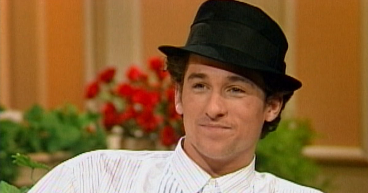 Flashback: See Patrick Dempsey talk hidden talents in 1990