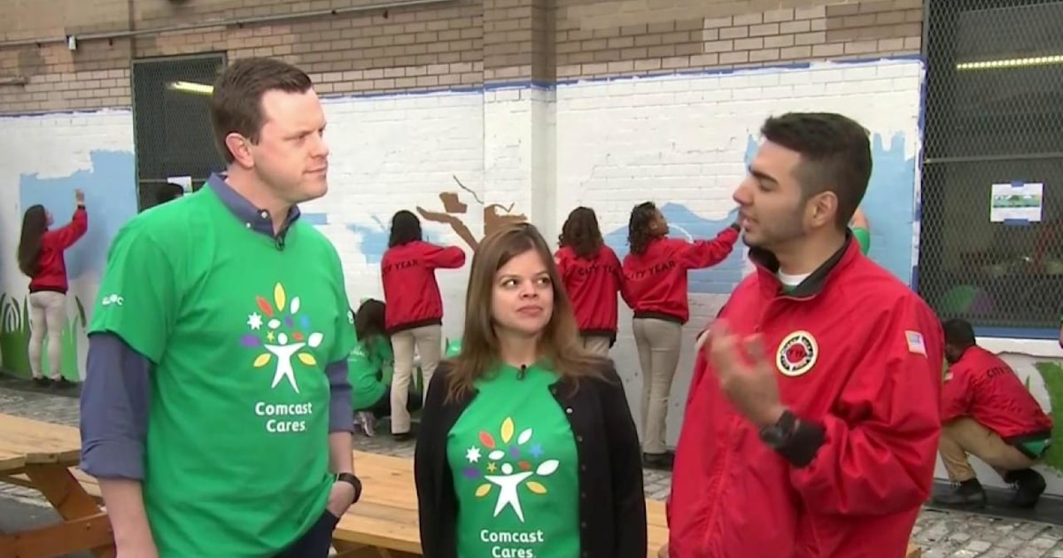 NBC celebrates volunteers with Comcast Cares Day