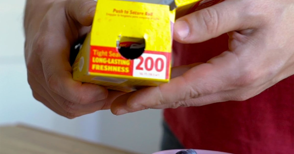 Learn the ultimate trick for pulling out plastic wrap