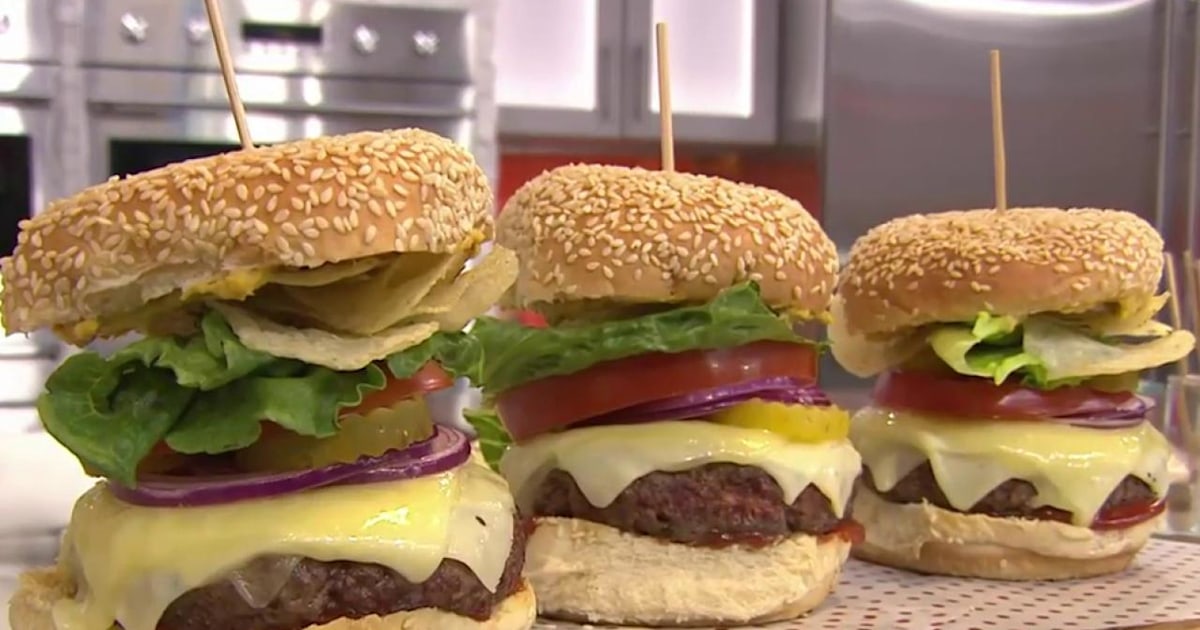 how to cook burger bobby flay