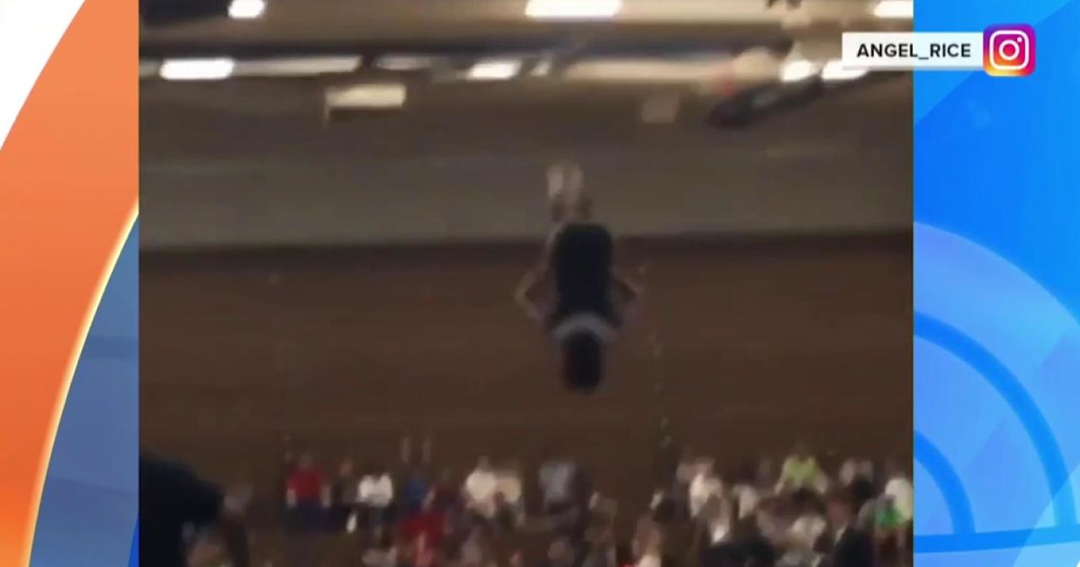 Watch tumbling champ Angel Rice in amazing routine
