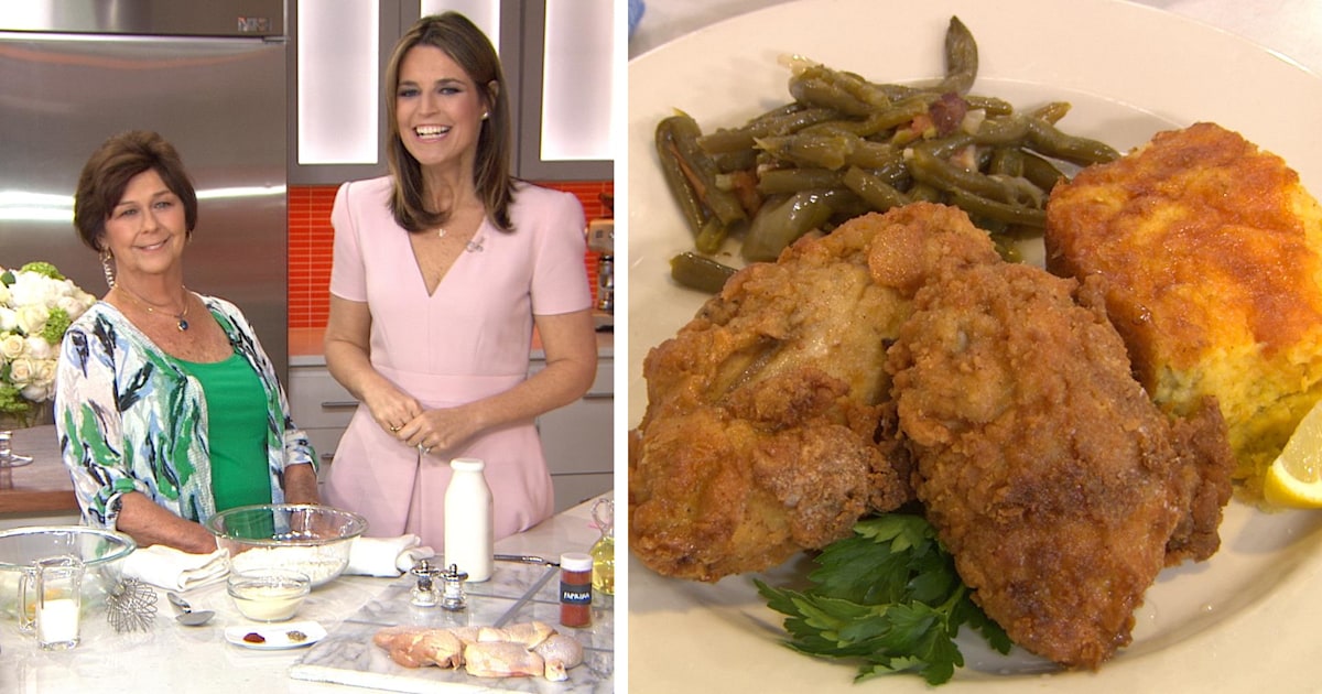Savannah's mom cooks delicious fried chicken