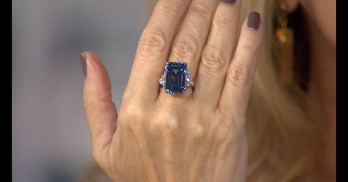 Oppenheimer Blue diamond sold for $57.5 million (after KLG wore it!)