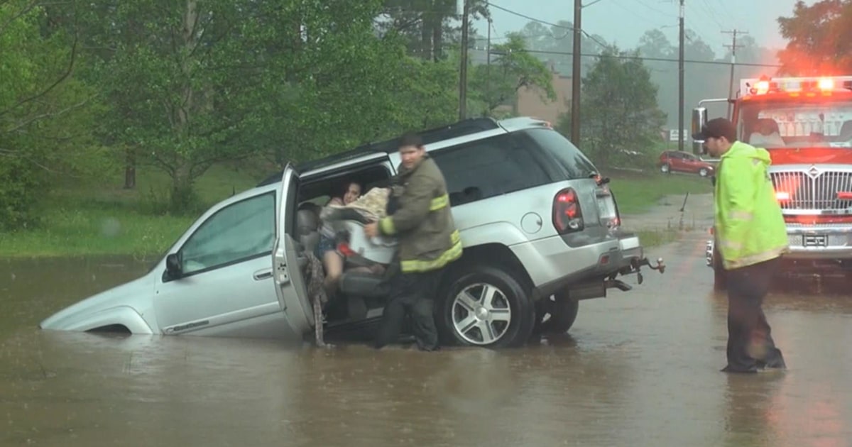 Heavy rain, flash flooding spreading from South to East