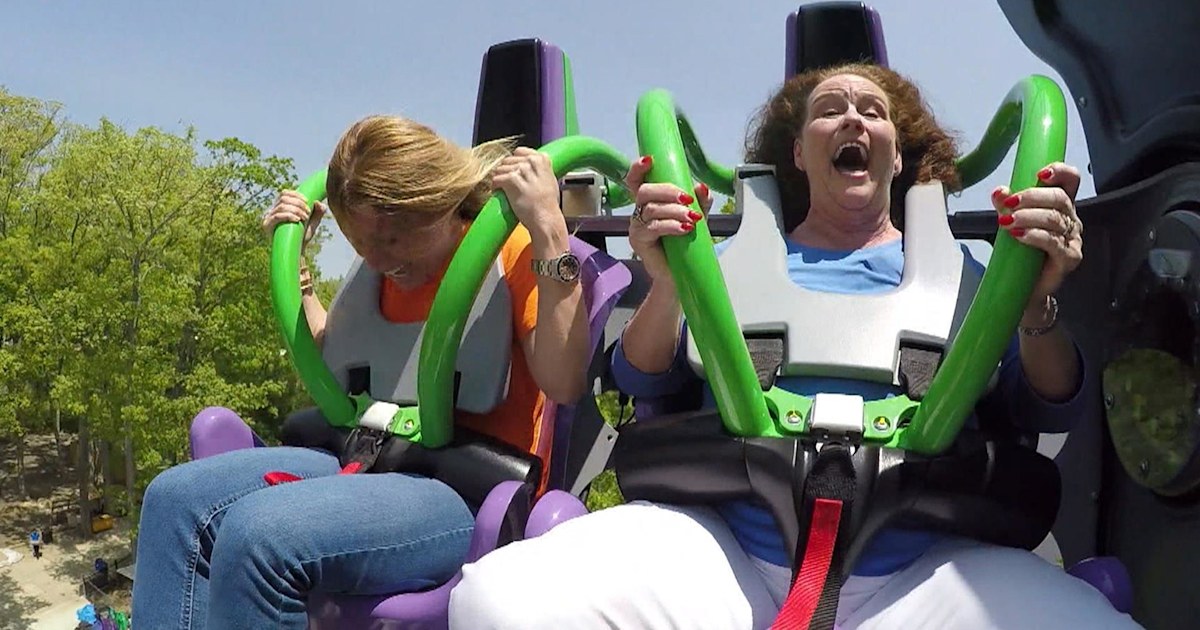 The Joker roller coaster: Watch Jill Martin’s @#$!-filled ride