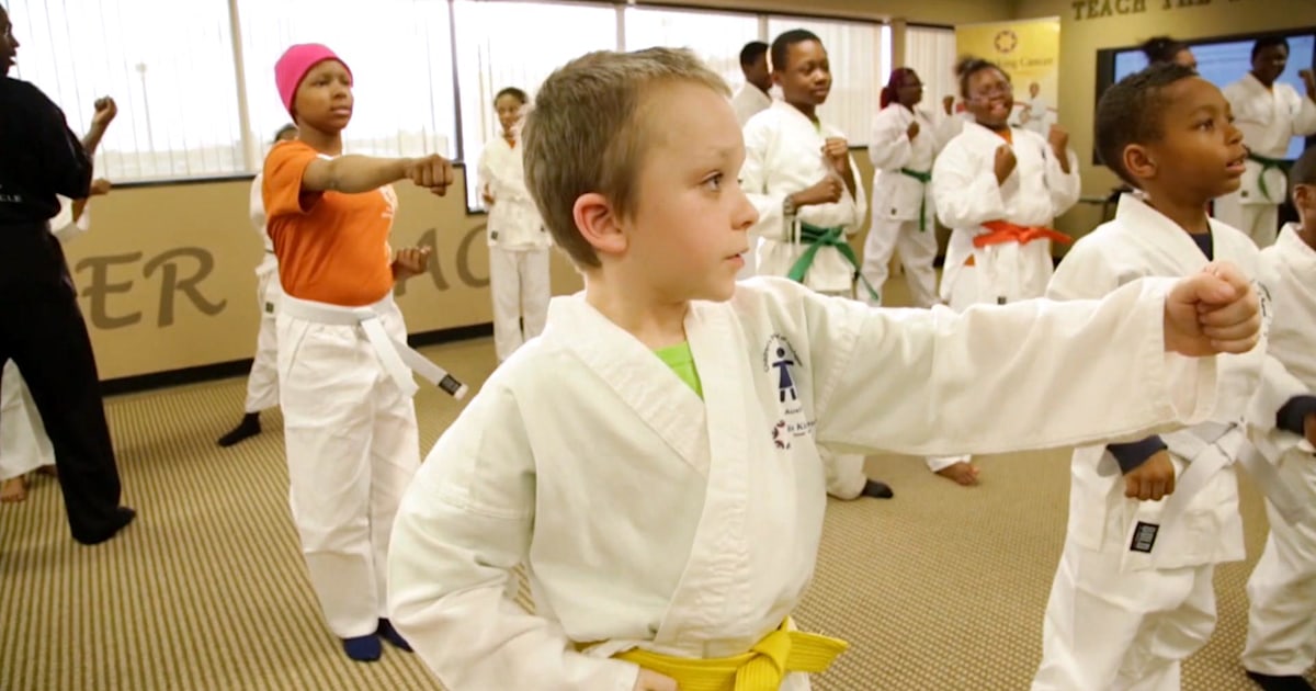 Learn how a rabbi is helping kids fight cancer through martial arts