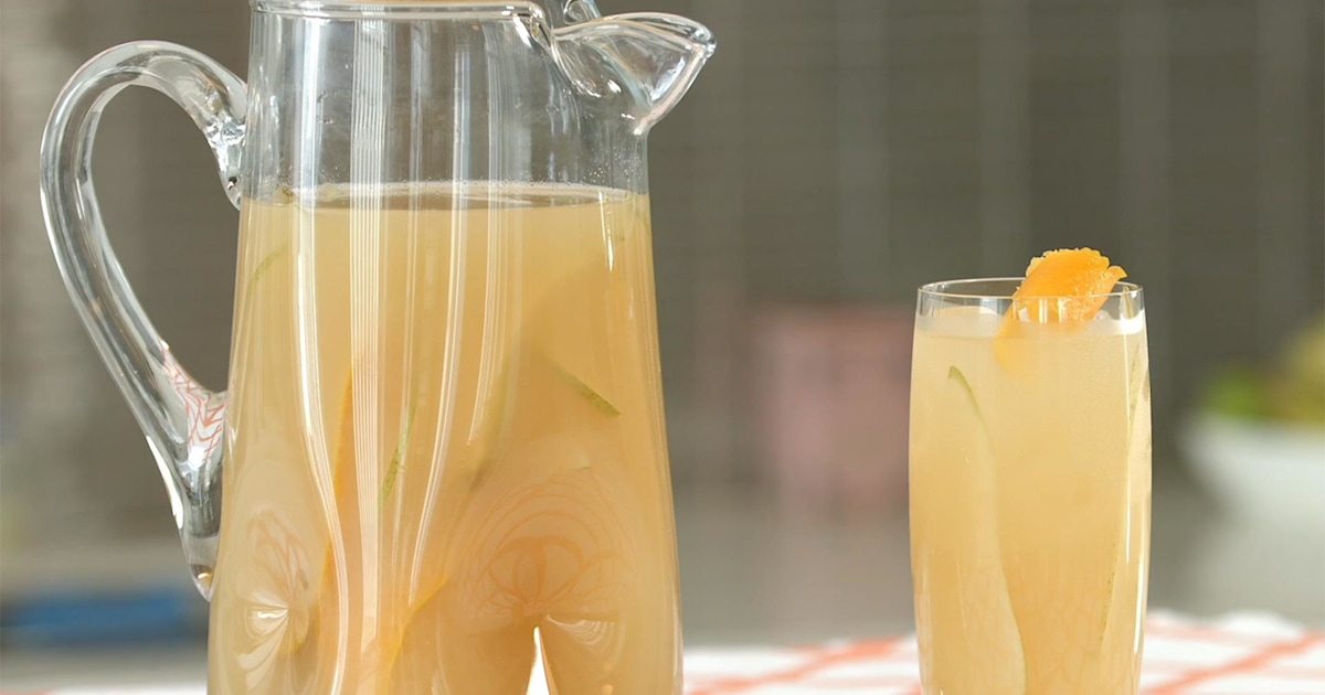 Summer cocktail recipe: This green tea and pear punch is perfect for a ...