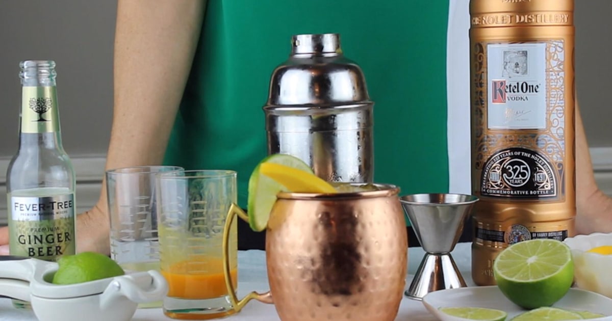 Mango Moscow Mule: Give the cocktail a tropical twist